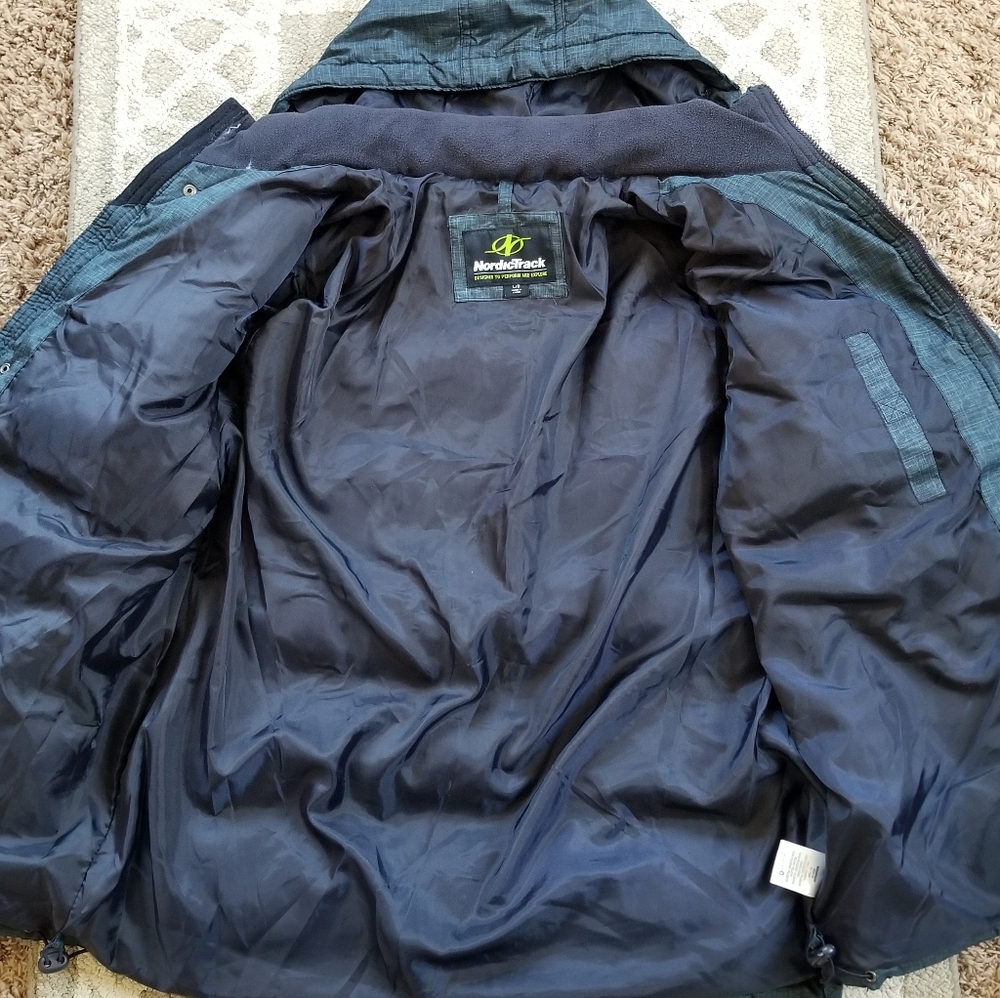 Nordictrack Mens Puffer Jacket Large - Gem